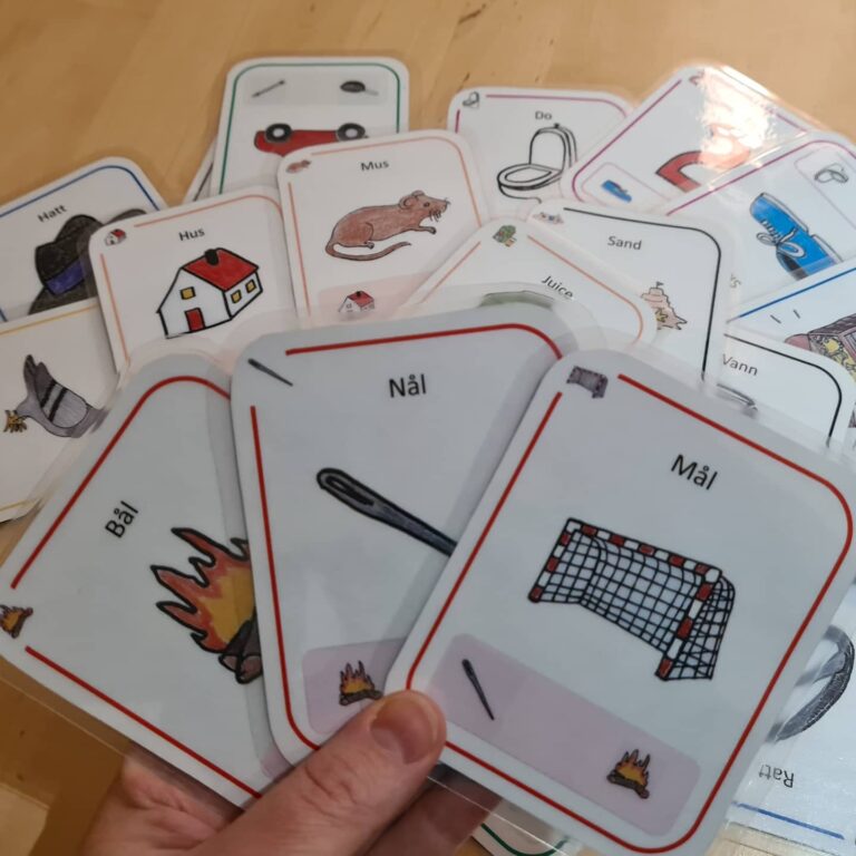 Enkle rimkort – ord som rimer – Elis idébank